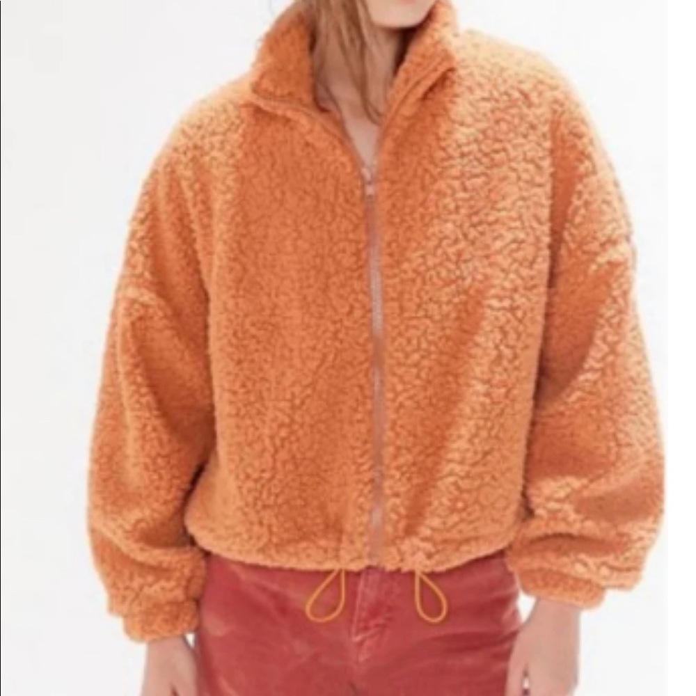 Urban Outfitters Cropped Fleece - Gem
